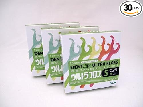 Lion DENT EX Ultra Floss, Pack of 10 (Small Interdental) (3 Boxes)– NewNest Australia