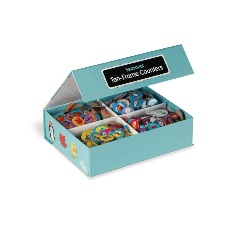 hand2mind Seasonal Ten Frames Math Counters for Kids, Math Counters Ch ...