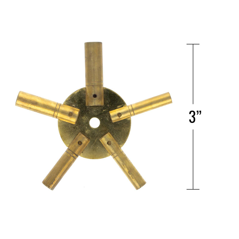 Universal Solid Brass Clock Winding Key Antique Grandfather Clock (Odd ...