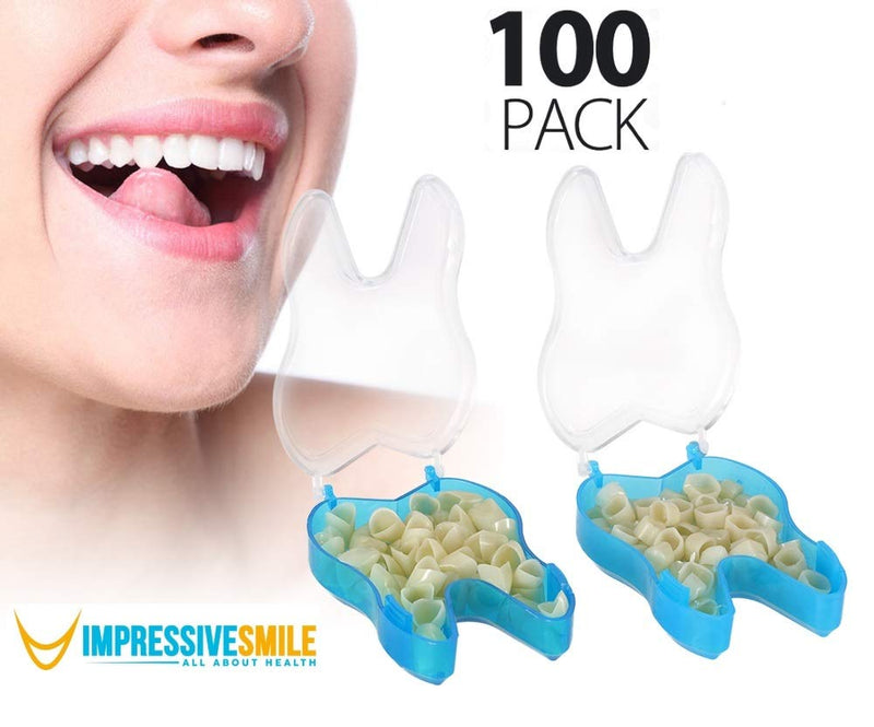 100 PCS Mixed Dental Temporary Crown Kit Anterior Front & Molar Poster ...