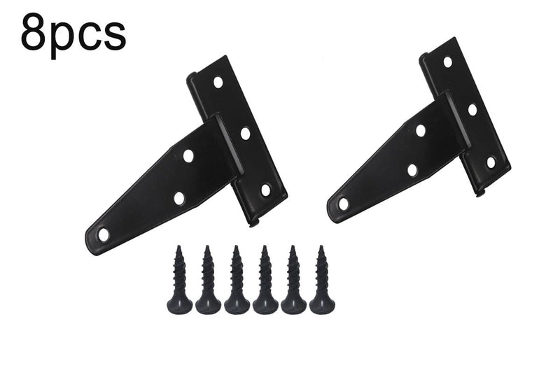 8pcs 4-inch Galvanized T-Shaped Hinge, Triangular Hinge, Triangular Hi ...