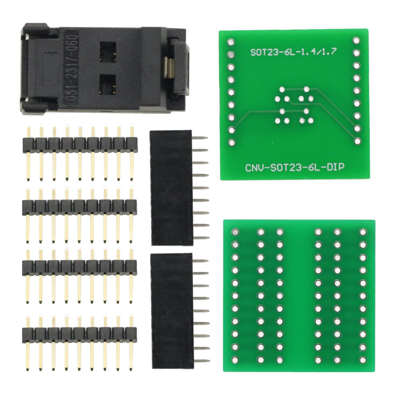 SOT23-6L SOT23 to DIP6 IC Programmer Adapter Chip Test Socket DIY Kits ...