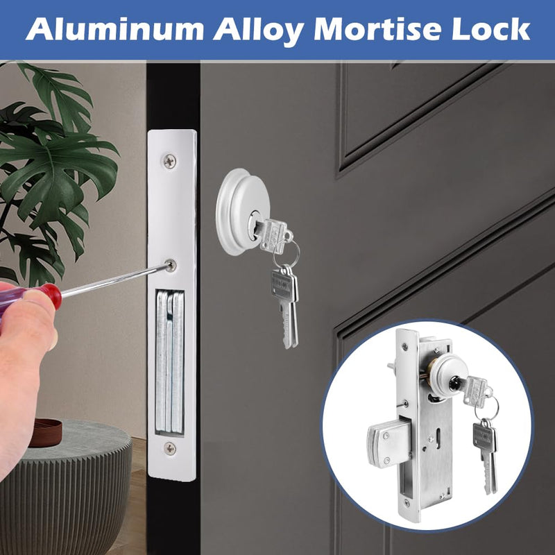 Storefront Mortise Door Lock, Commercial Mortise Lock with Lock Cylind ...