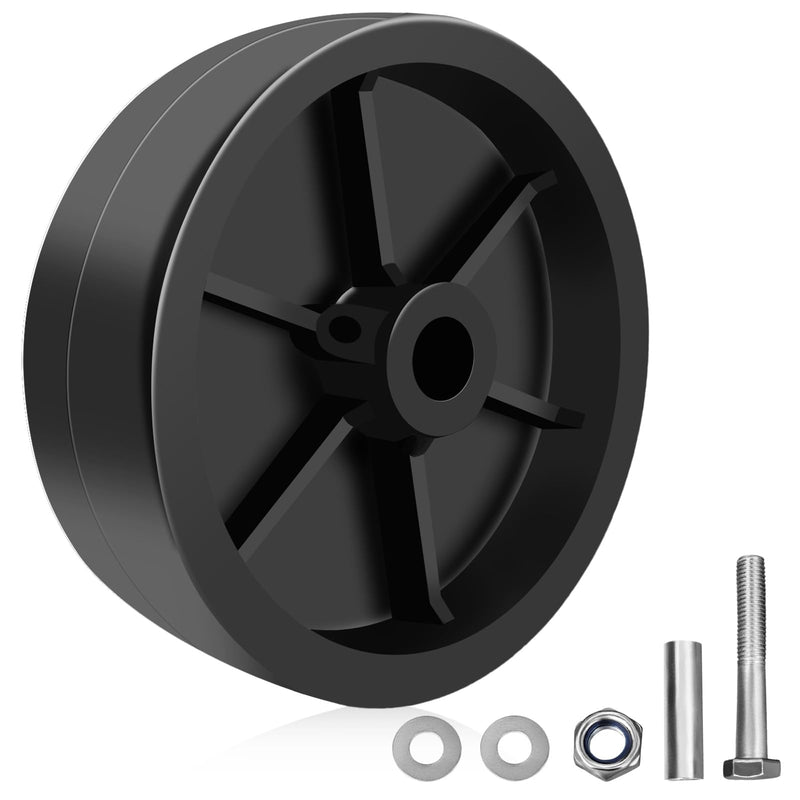 6-Inch Trailer Jack Wheel Replacement trailer Trailer Tongue Jack Whee ...