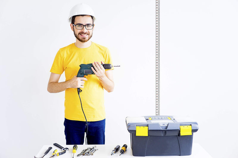 Height Indicator Adhesive Ruler - American-Made 7 Foot Ruler on a Stic ...