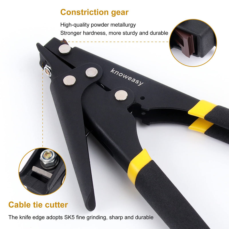 Cable Tie Tool,Knoweasy Zip Tie Tool and Tensioning and Cutting Tool f ...