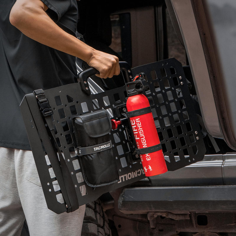Rigid MOLLE Panel Fire Extinguisher Mount - Quick Release Fire Extingu ...