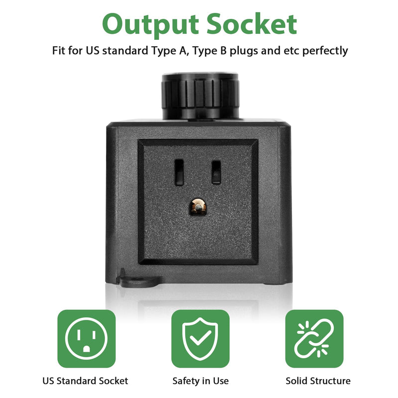 AC Motor Speed Controller 110-120V / 15A Max, Variable Fan Speed Contr ...