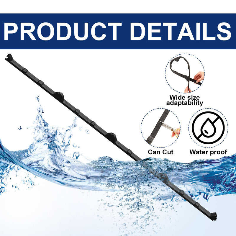 Pangda 20 Pcs 9 Inch Inner Classic Ribbed Profile Foam Closure Strips ...