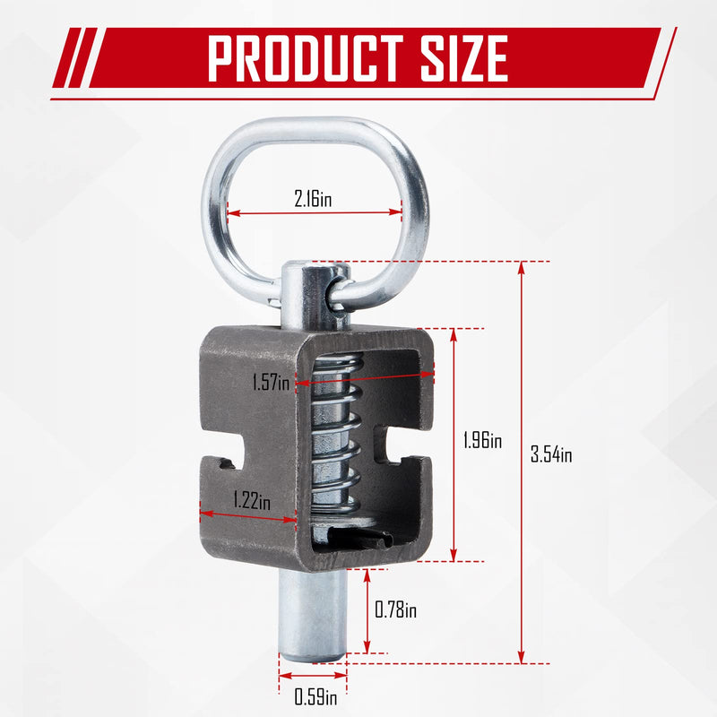 Spring Latch Lock, Weld-On Spring Latch Assembly, Trailer Gate Latch ...