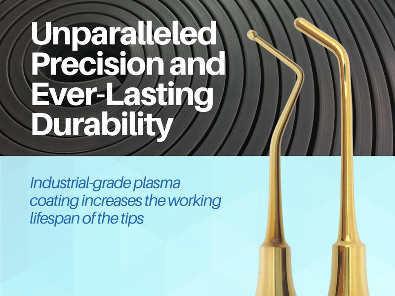 Dental Composite Glass Ionomer Amalgam Filling Instruments Kit (7 Gold ...