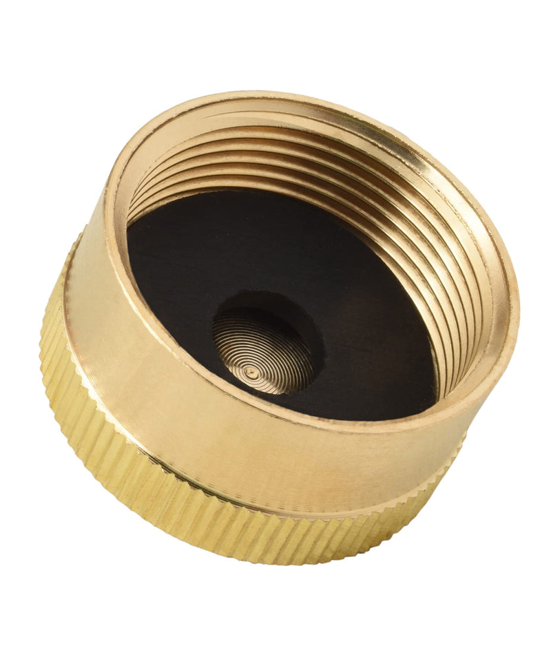 Flame King AB228 4-Pc Universal Solid Brass Caps for 1LB Propane Bottl ...