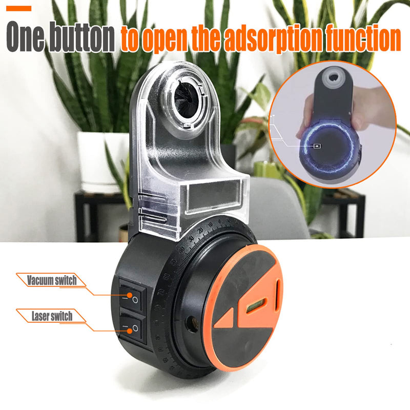 Drill Dust Collector, 2 in 1 Drill Dust Collection Attachment with Lev ...