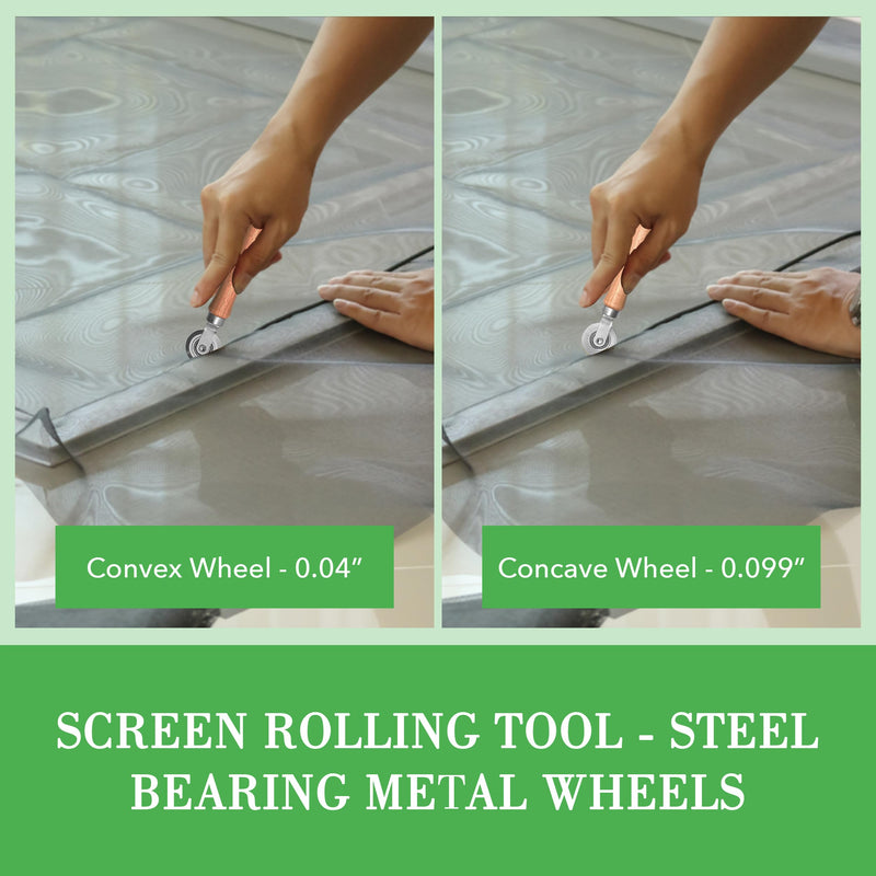 Screen Roller Tool - Rolling Tool for Installing Door & Window Screens ...