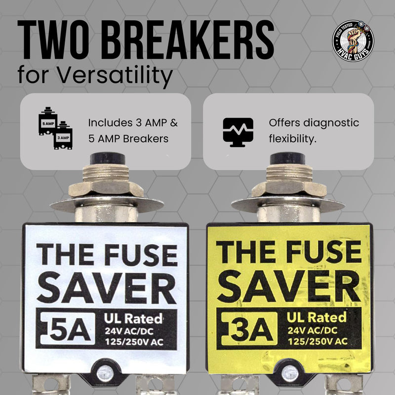 HVAC Guys - The Fuse Saver | HVAC Circuit Tester | 3 AMP & 5 AMP Fuses ...