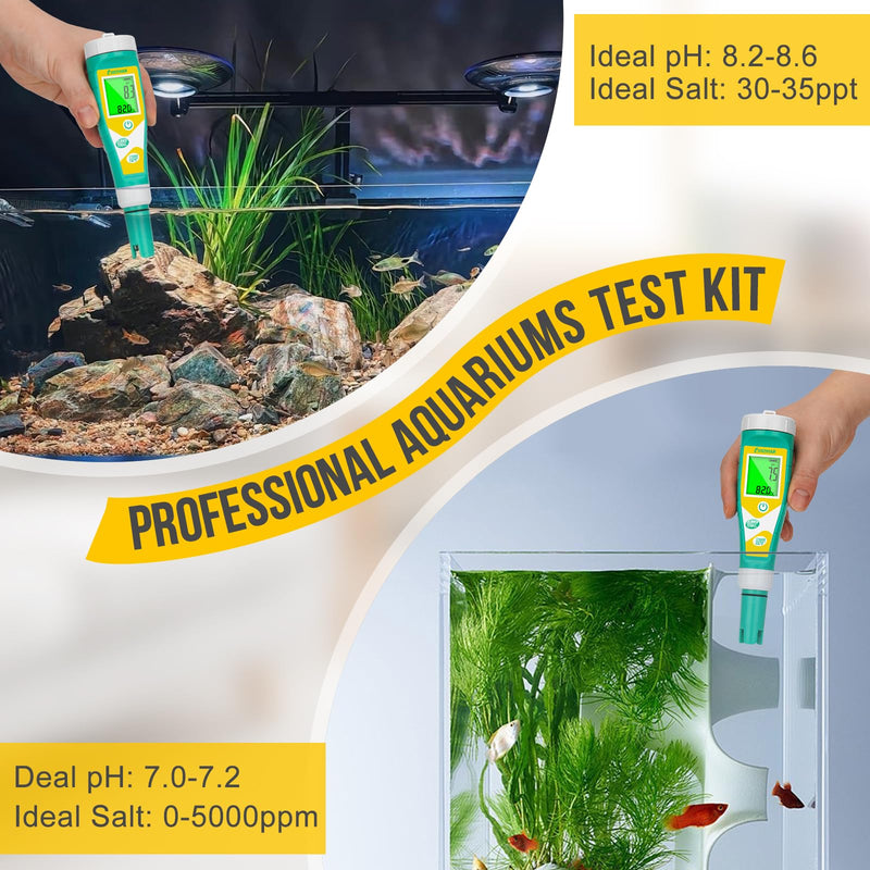 Pool Salt pH Tester Upgrade pH and ORP Meter Accurate Consistent Pool ...