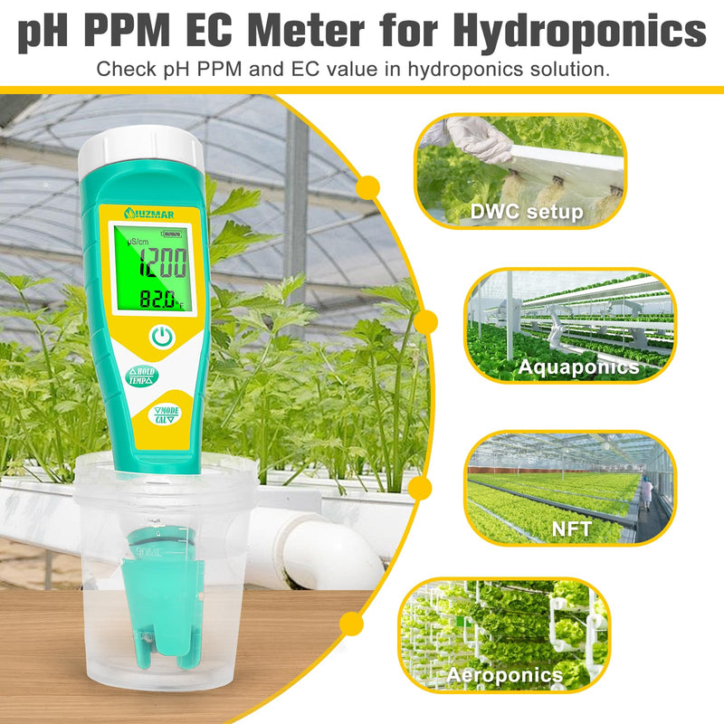 Pool Salt pH Tester Upgrade pH and ORP Meter Accurate Consistent Pool ...