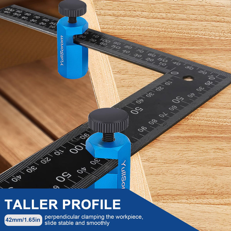 Tall Stair Gauges for Framing Square with Holder and Carabiner Stair G ...