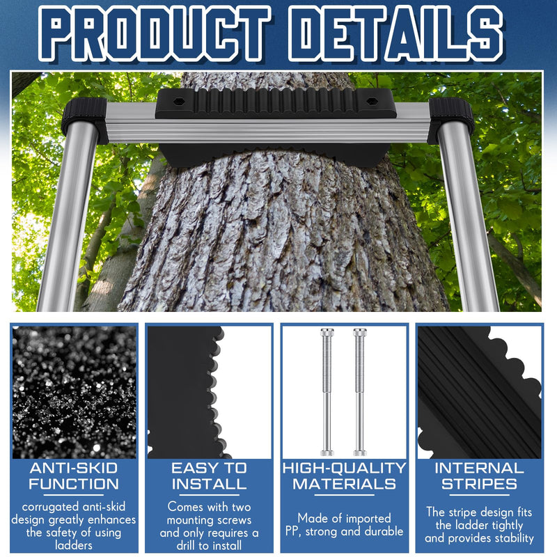 Rubber Steep Ladder Accessory, Anti-Slip Ladder Stabilizer, Roof Exten ...