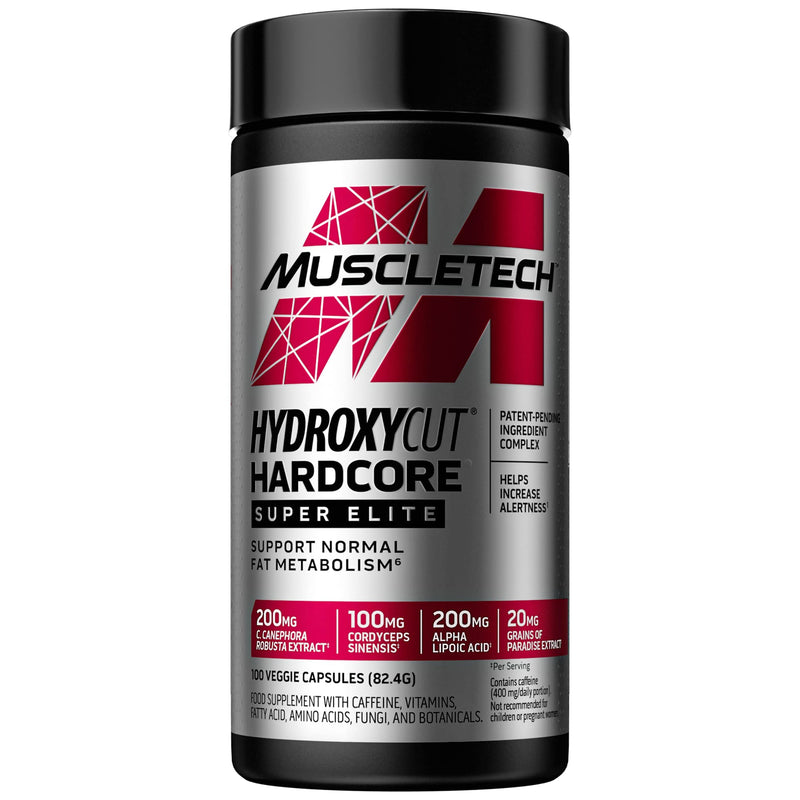 MuscleTech Hydroxycut Hardcore Super Elite, Supports Fat Metabolism, I ...