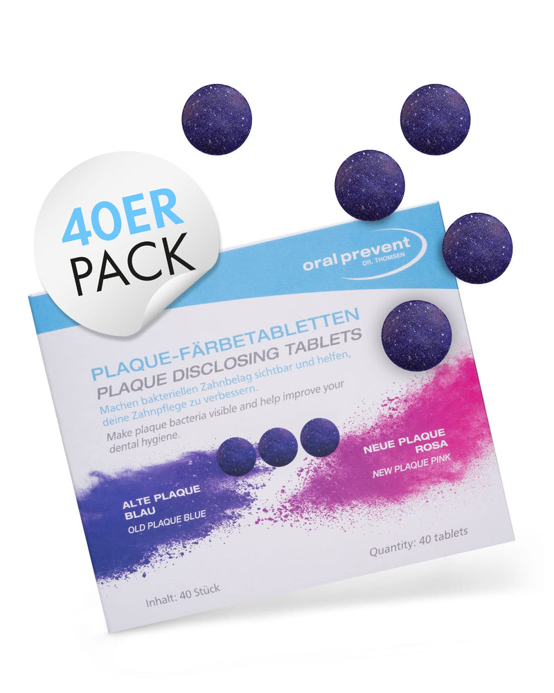 ORAL PREVENT plaque coloring tablets - tooth coloring tablets for chil ...