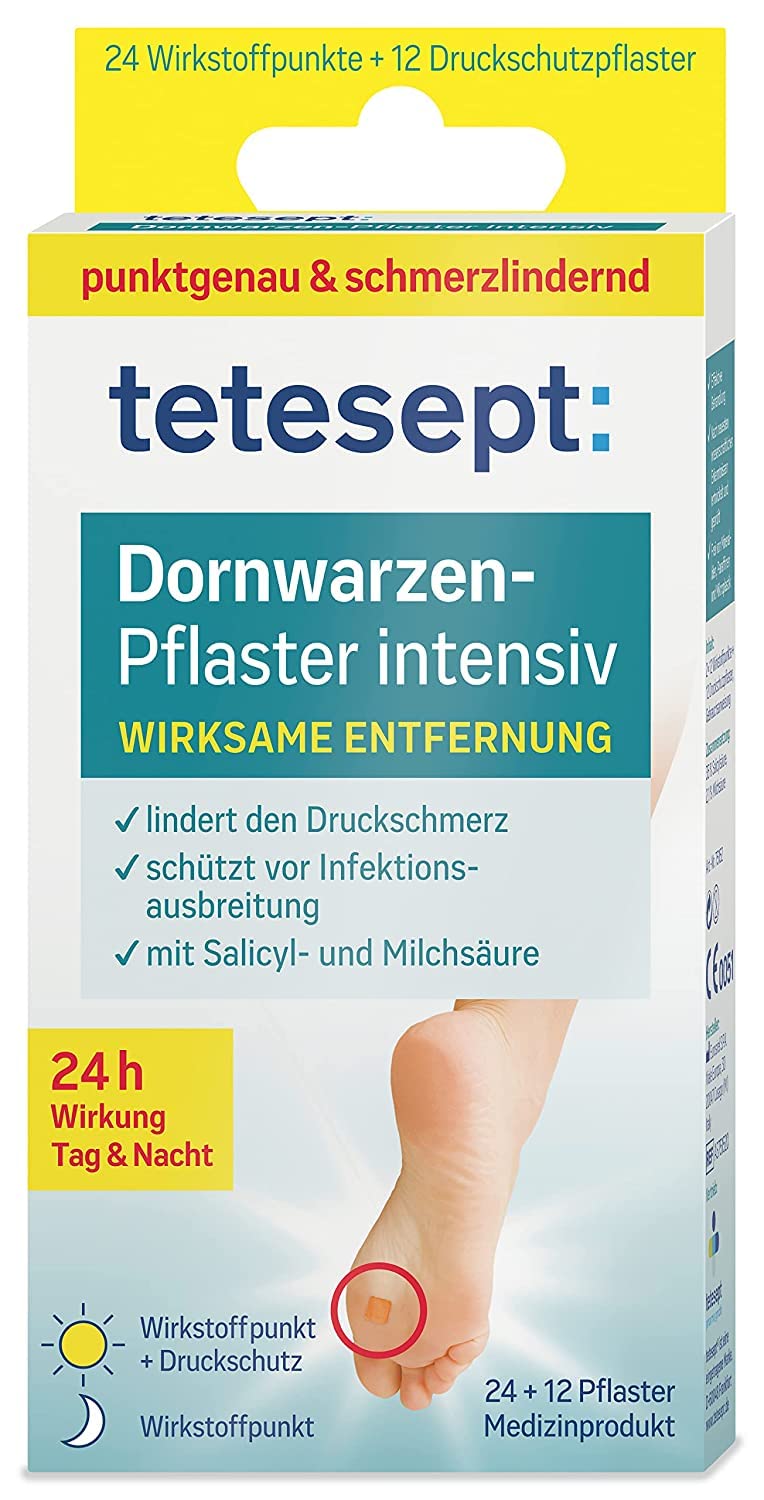 Tetesept Thorn Warts Intensive Plasters - Born Warts Plasters For Effe ...
