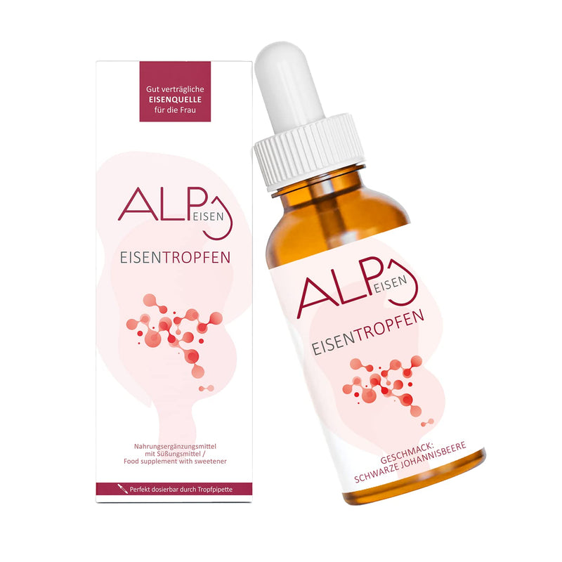 ALP NUTRITION iron drops 30ml, high-dose iron vitamin B12 folic acid ...
