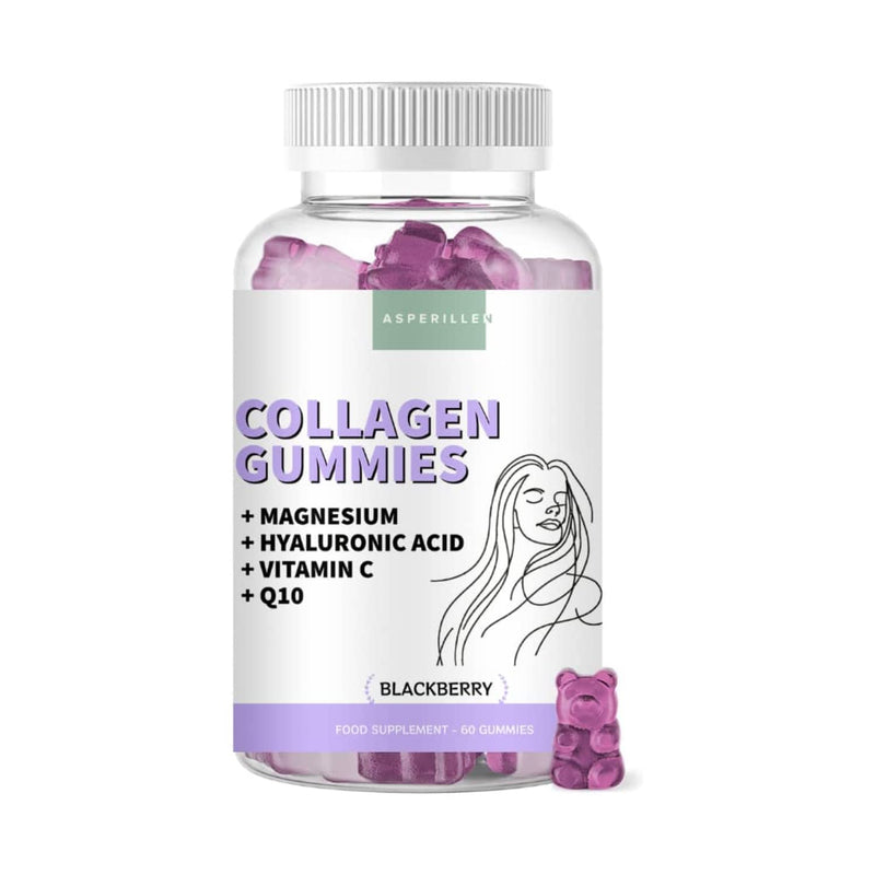 Asperillen Collagen Gummy Bears With Hyaluronic Acid - Premium Collage ...