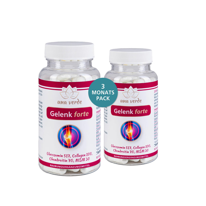 Una Verde Joint forte 180 capsules high dosage with glucosamine & chon ...