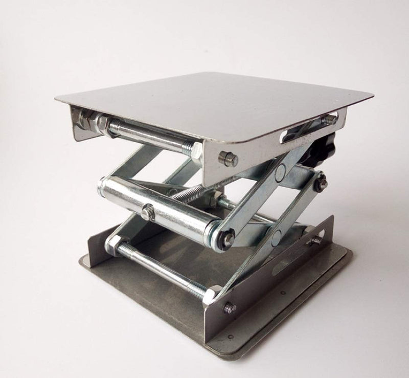 Stainless Steel Lab Jack Scissor Stand Platform (4" x 4") 4"x4 ...