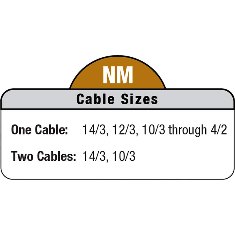 Sigma Electric ProConnex 44660 NM/SE Clamp Type Connector 3/4-Inch, 3 ...