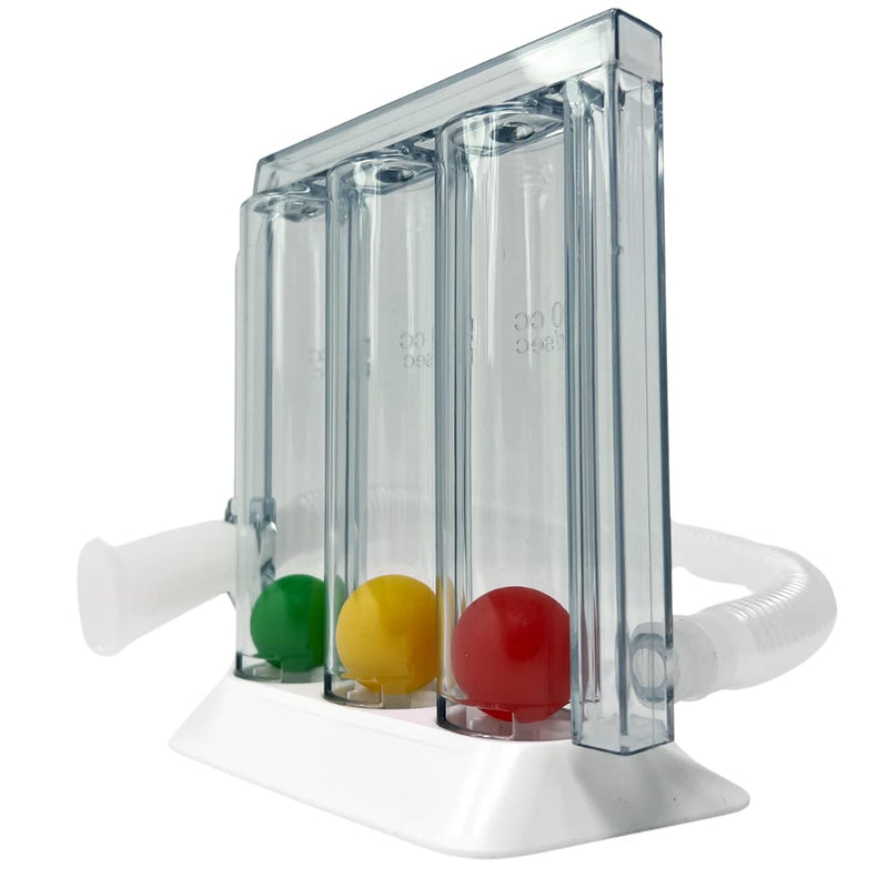 3-chamber breathing trainer, respiratory trainer for speech therapy, t ...