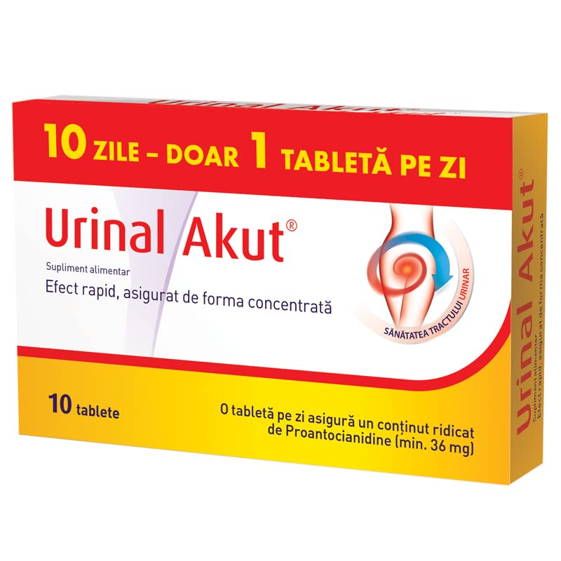 Walmark Urinal Acute 10 tablets for problems with urinary/cystitis/pro ...