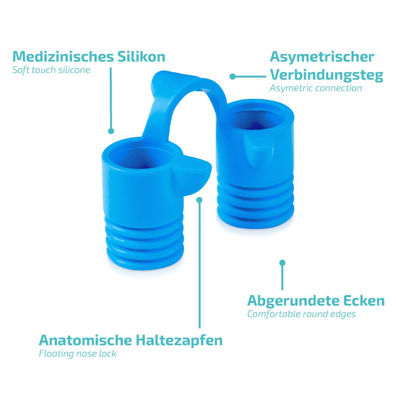 Nasivent Sport - Premium Nose Dilator - Starter Set - Sky Blue - Impro ...