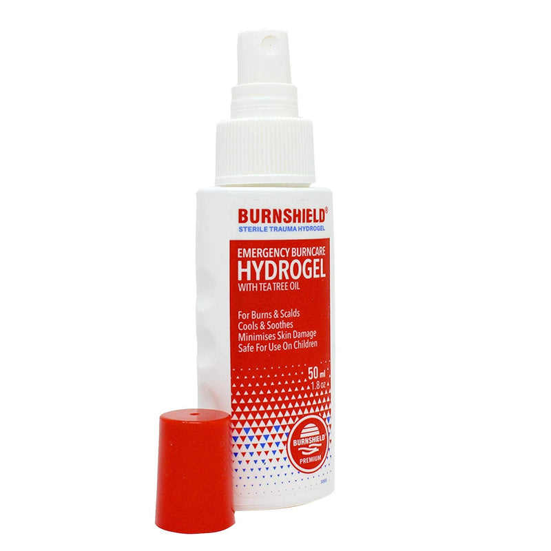 Burnshield Sterile Trauma Fire Burn Hydrogel Spray Bottle - 1.8 oz ...
