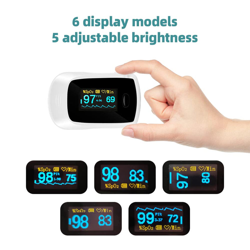 BLT M70B Oxygen Monitor Finger Adults, Fingertip Pulse Oximeter CE Mar ...