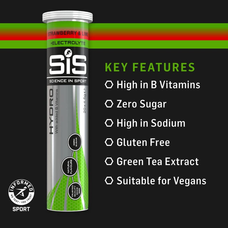 SIS Go Hydro| Zero Sugar| Effervescent Electrolyte Tablets| For Improv ...