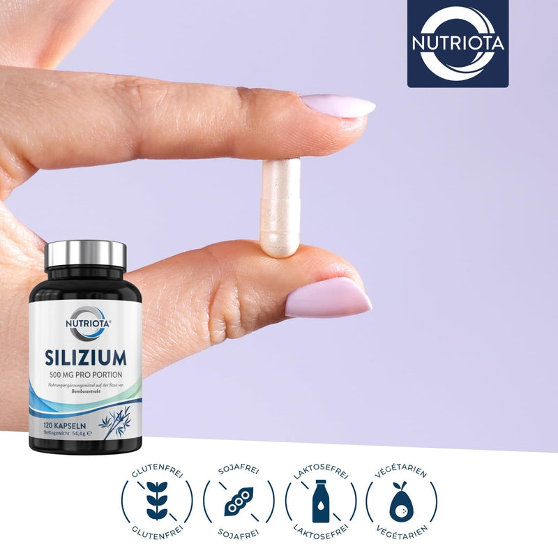 Nutriota Silicea/Silicon 250mg Capsules | 120 highly effective capsule ...