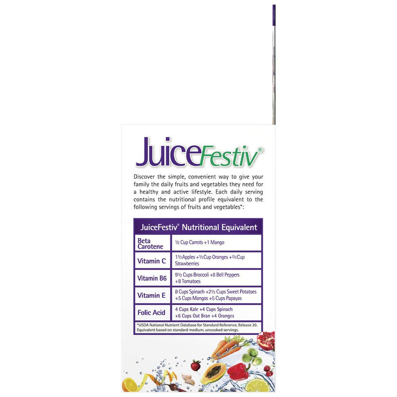 Natrol Juicefestiv Daily Fruits and Veggies Capsules with SelenoExcell ...