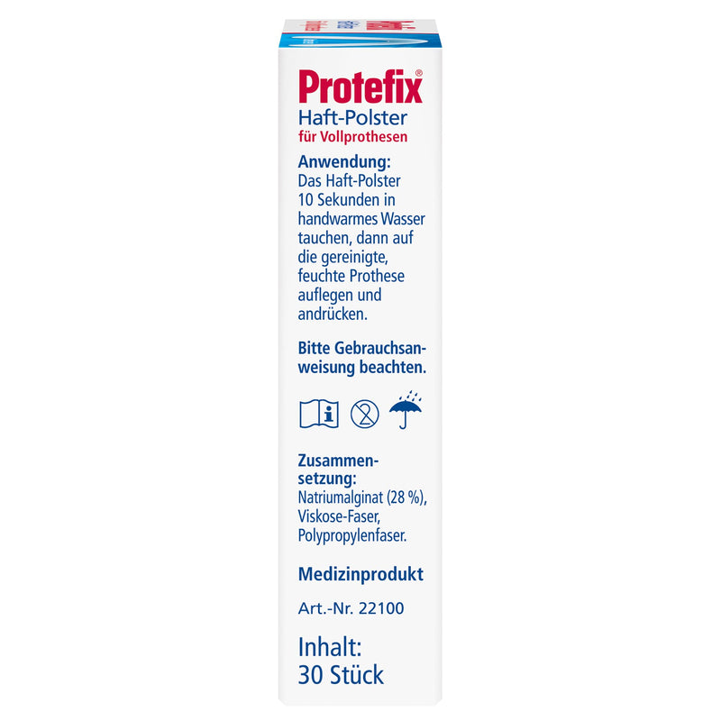 Protefix adhesive pads for full dentures - lower jaw - effective prote ...