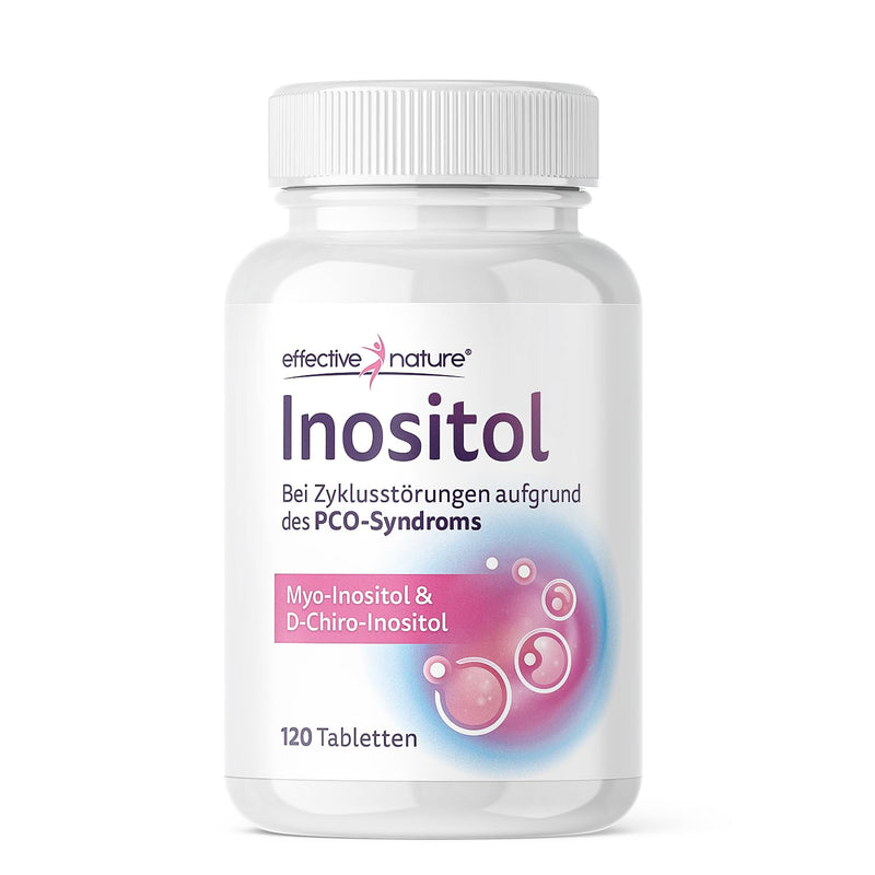 effective nature Inositol tablets - 120 pieces - For cycle disorders d ...