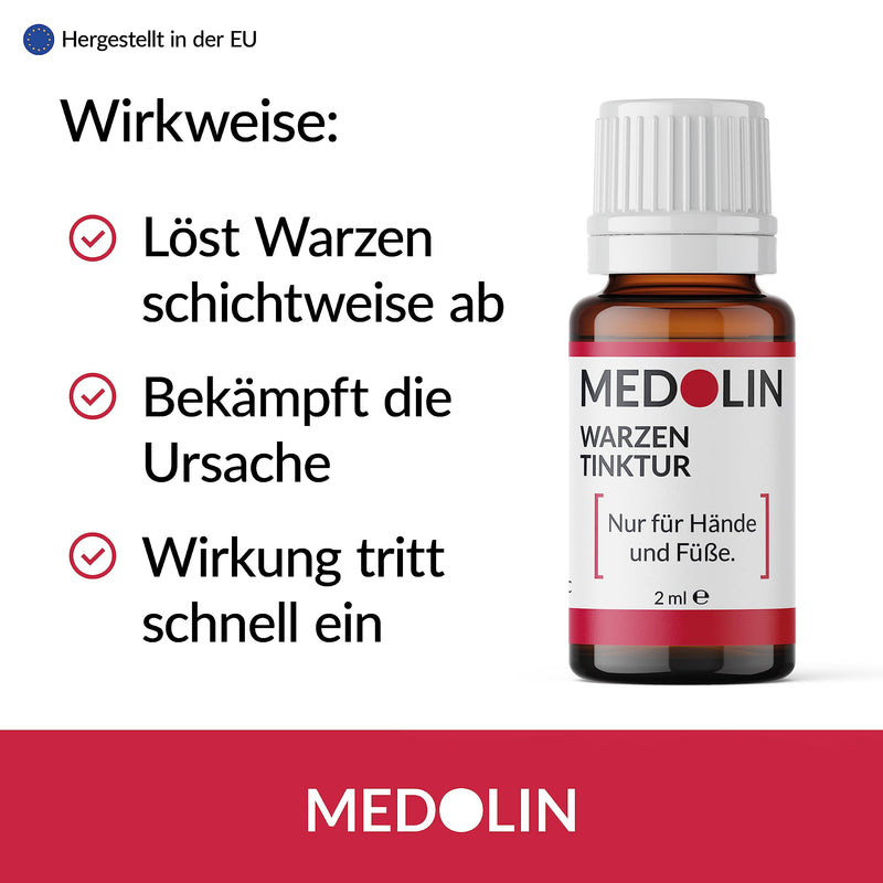 Medolin® Wart Tincture - Effective wart remedy for the treatment of wa ...