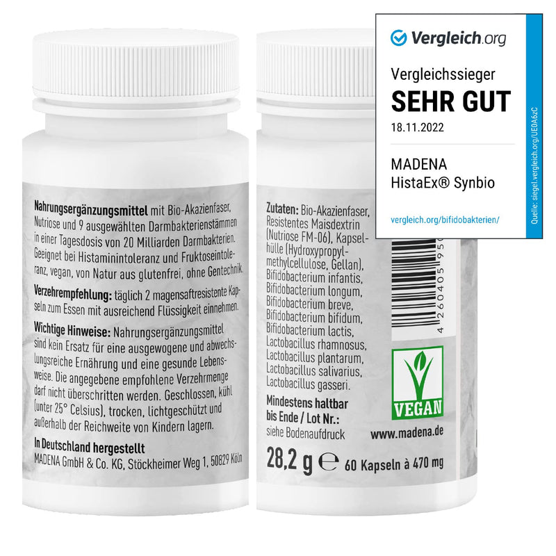 Madena Histaex Synbio - Lactic Acid Bacteria And Bifidobacteriate For ...