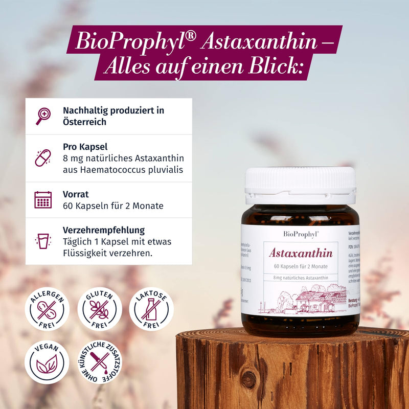 BioProphyl® Astaxanthin - 8 mg pure astaxanthin as an extract from Hea ...