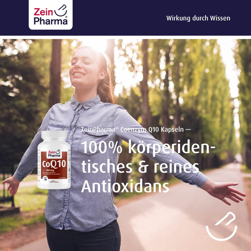 Zein Pharma Coenzyme Q10 capsules 100 mg, 120 capsules, pack of 1 (1 x ...
