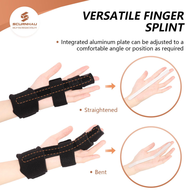 Scurnhau Finger Splint Middle Finger Splint Small Finger Bandage For I ...