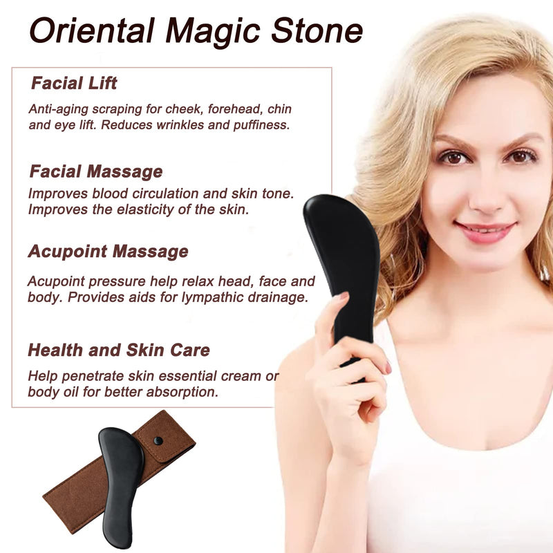 Yuanchupin Gua Sha Tools, Bian Stone Scraping Massage Tool, IASTM Tool ...