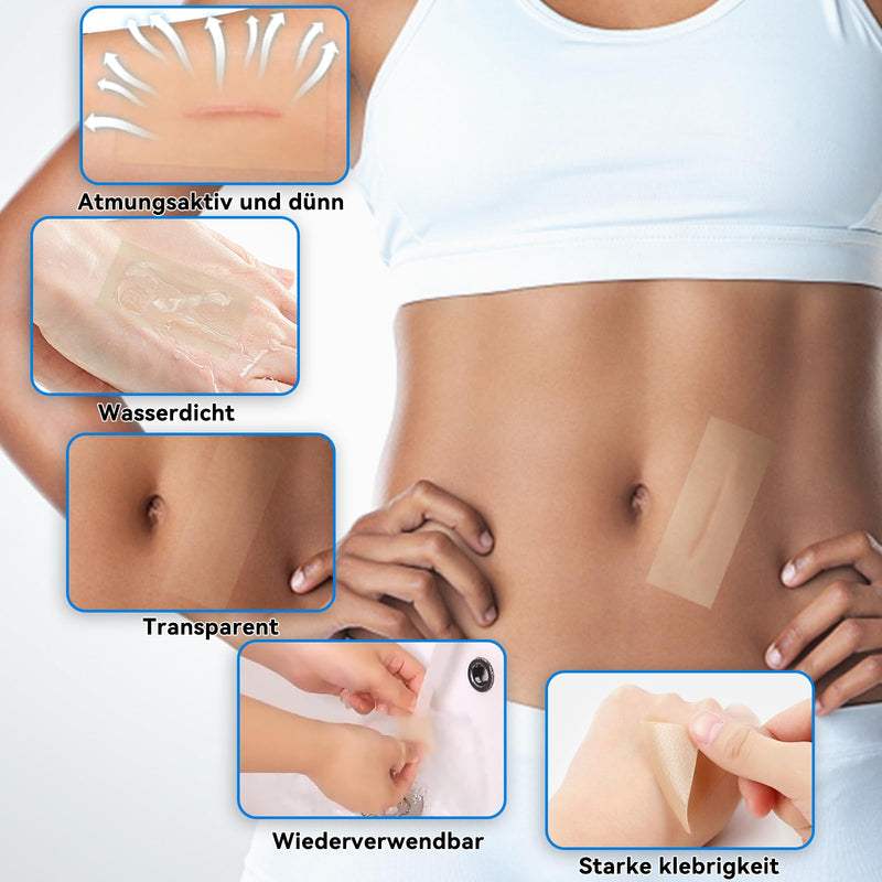 Silicone Scar Plaster, Professional Scar Plaster for C-Section Scars ...