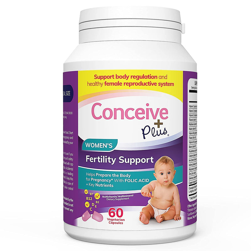 Conceive Plus Fertility Support Women - Prenatal Vitamins for Concepti ...