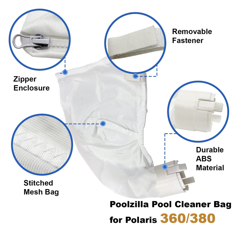 Poolzilla Pool Cleaner Bag for Polaris 360 and 380-1 Pack 1– NewNest ...